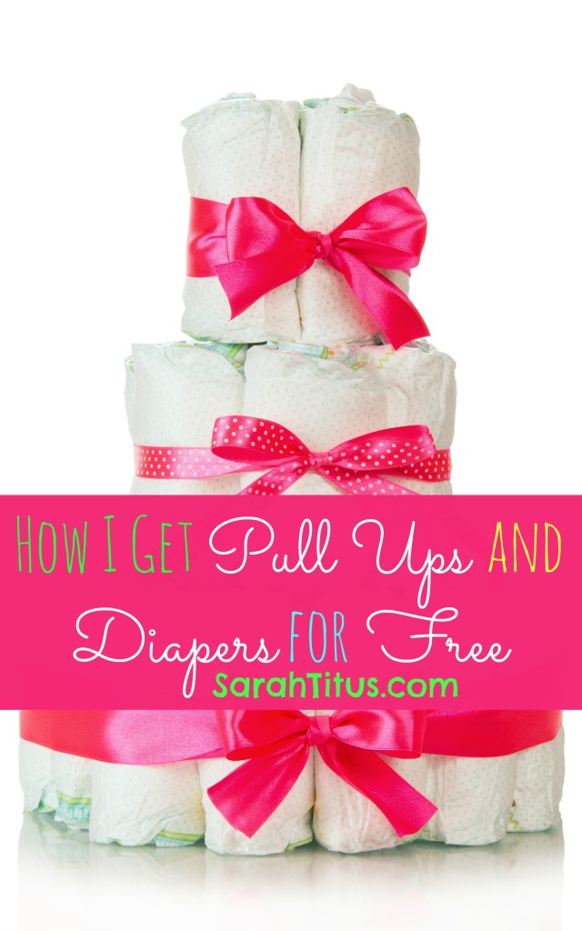 How I Get Pull Ups & Diapers For Free - Sarah Titus