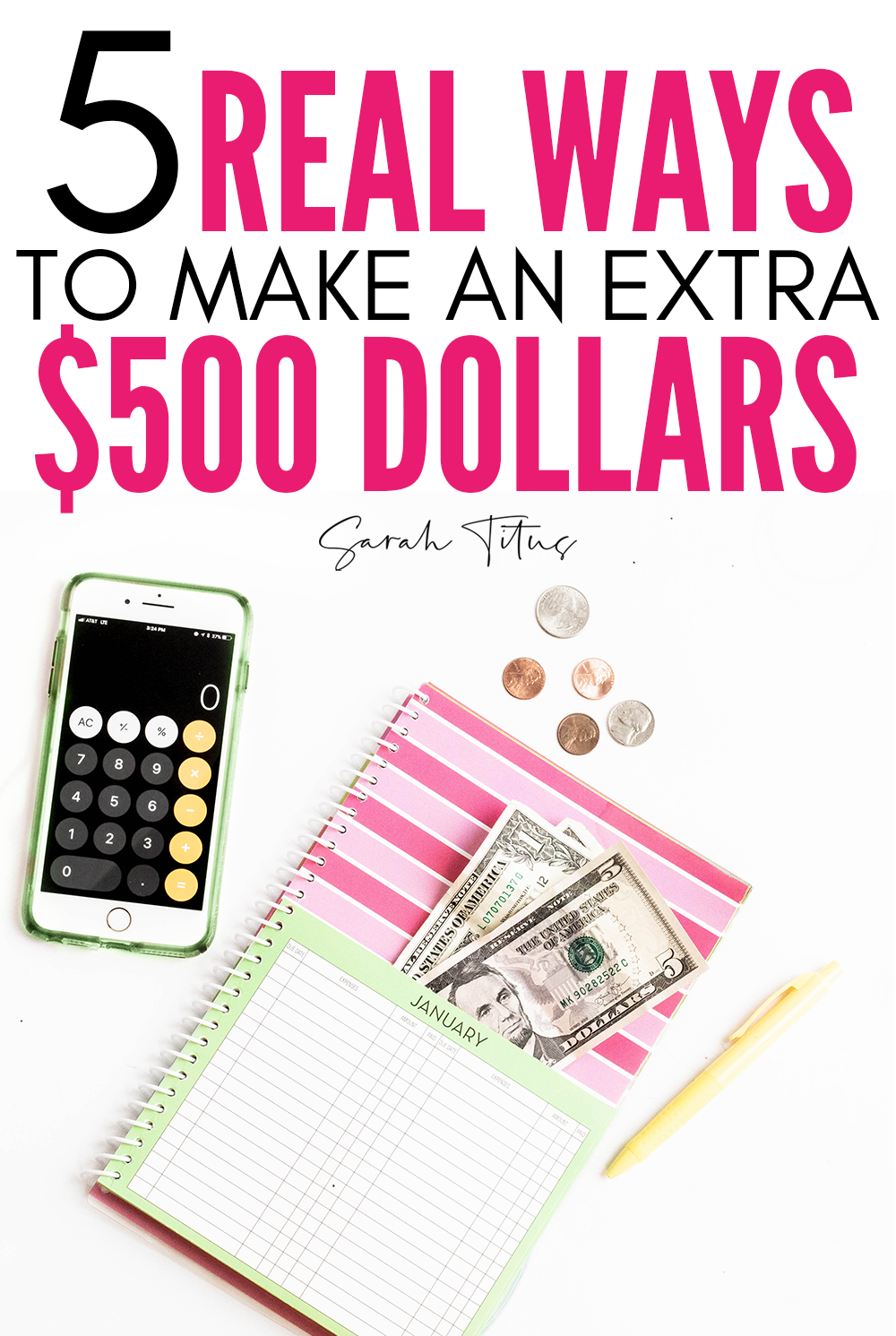 5 Real Ways to Add $500/month Steady Income - Sarah Titus