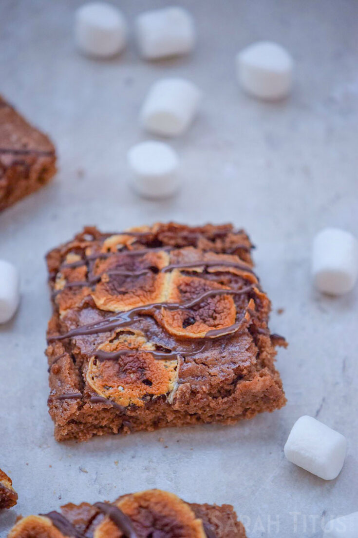 Dark Chocolate Marshmallow Cookies - Sarah Titus