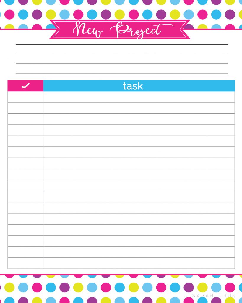 Step by Step to Completing Your Projects - Sarah Titus