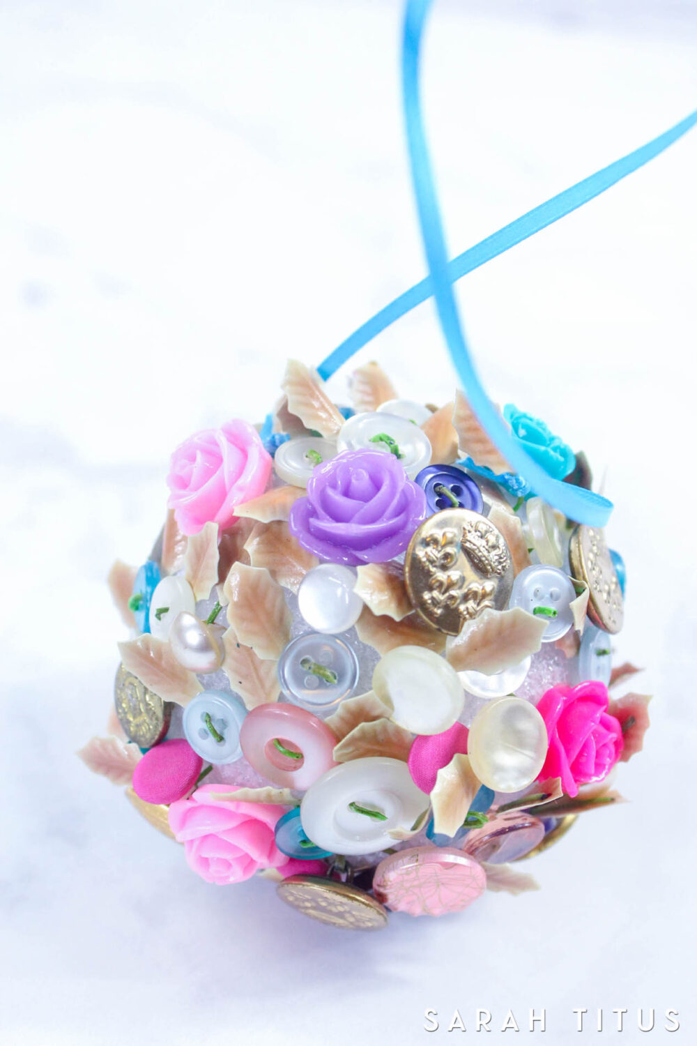 Button Christmas Tree Ornament - Sarah Titus