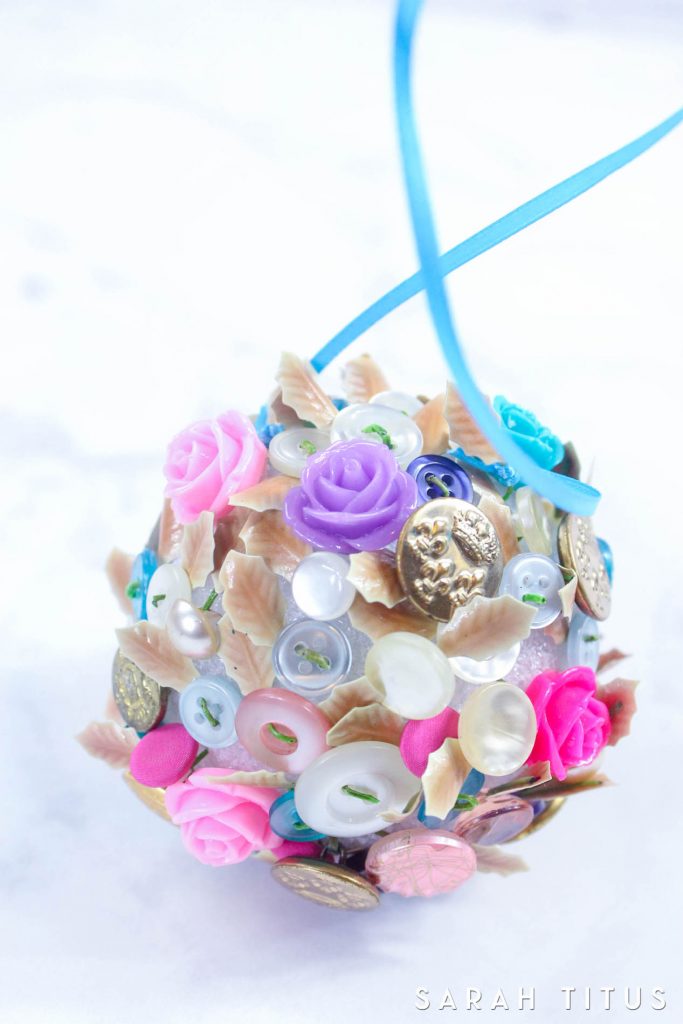 Button Christmas Tree Ornament - Sarah Titus