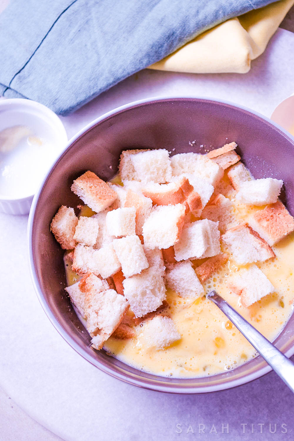 Salted Caramel Bread Pudding - Sarah Titus