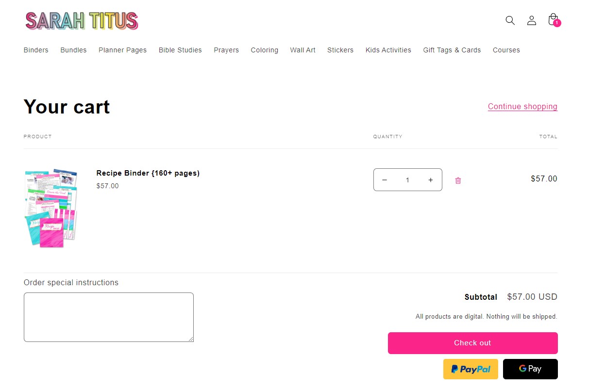 Your Customers View: How to Download Shopify Store Products - Sarah Titus