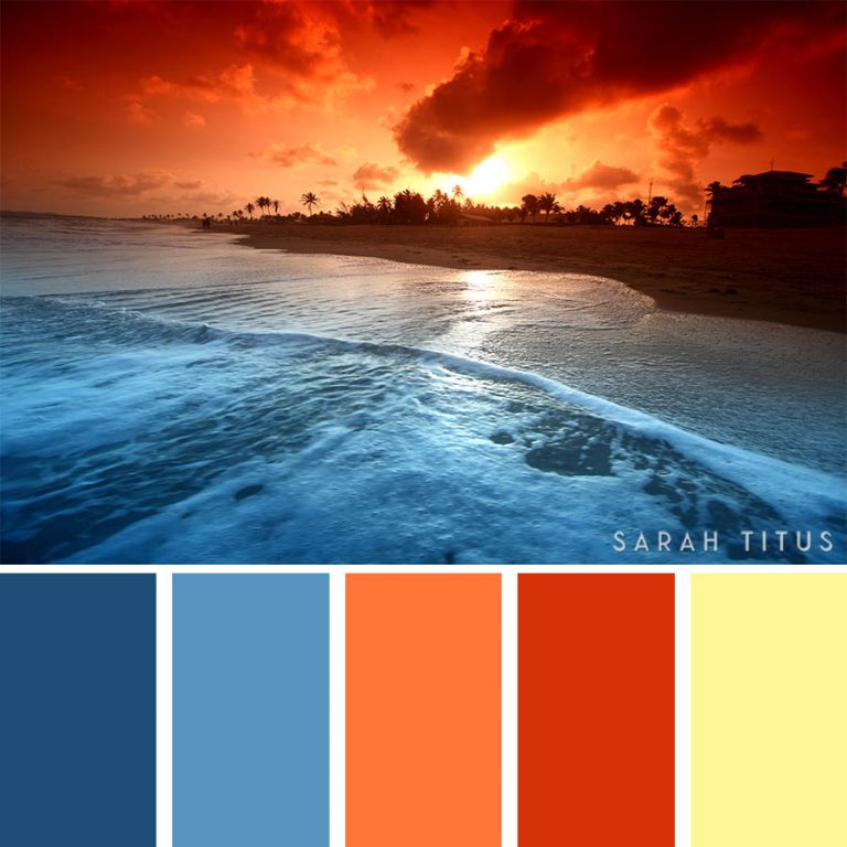 25 Ocean-Inspired Color Palettes - Sarah Titus