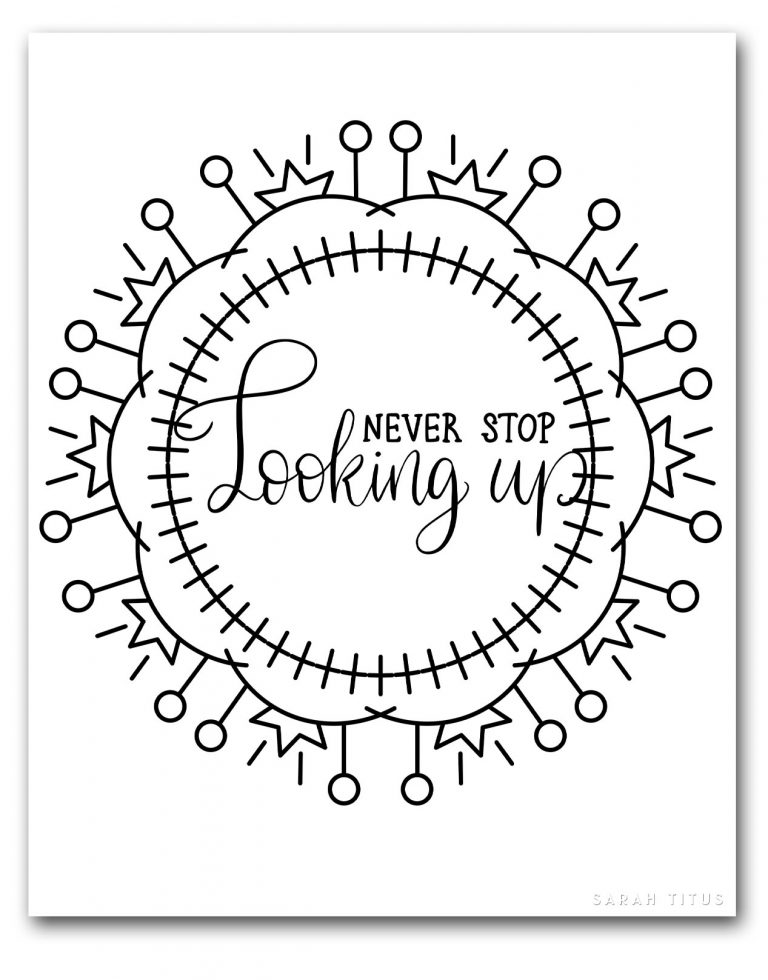 Free Printable Modern and Cool Coloring Pages - Sarah Titus