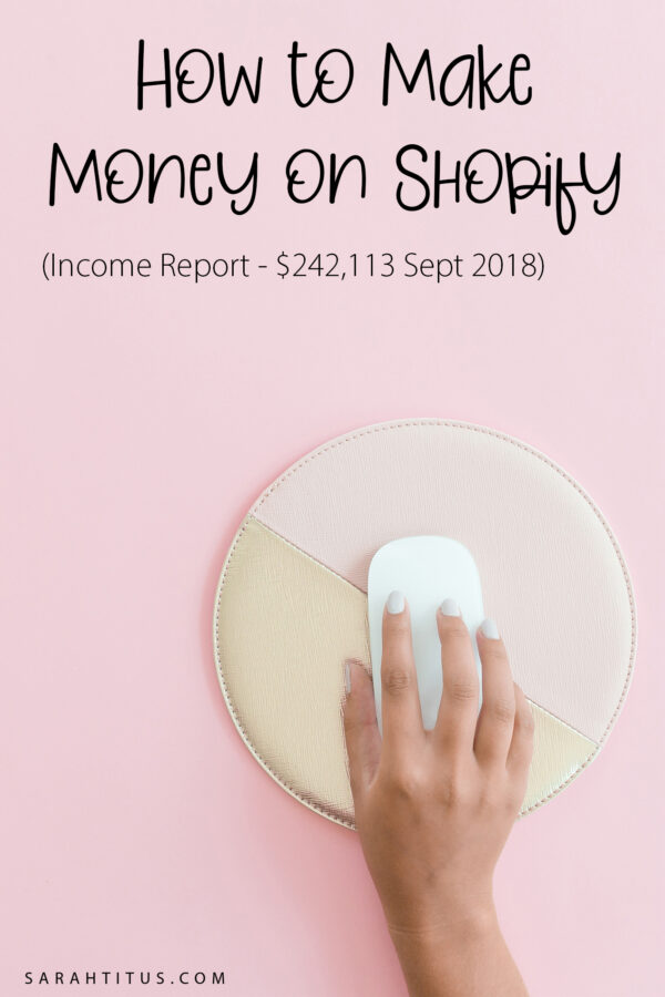 How to Make Money on Shopify (Income Report - $242,113 Sept 2018 ...