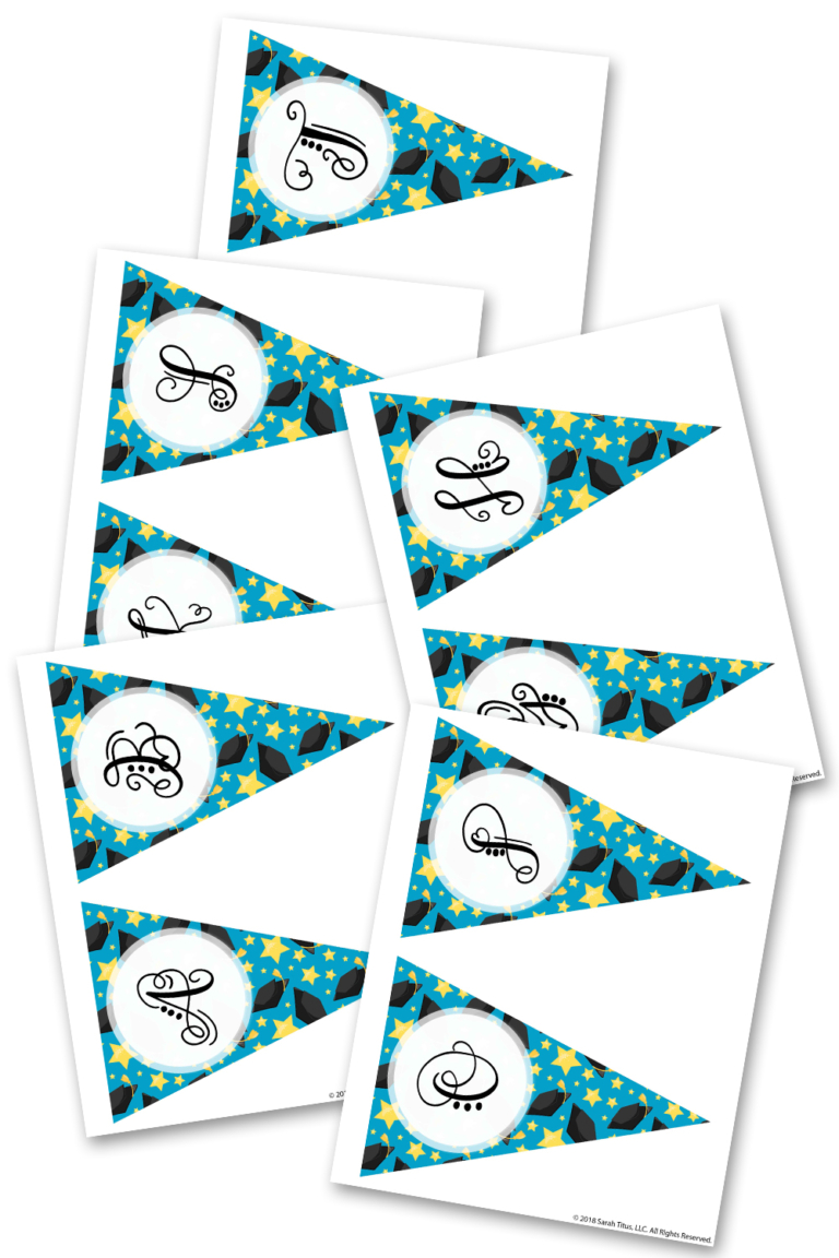 Free Printable Graduation Banners - Sarah Titus