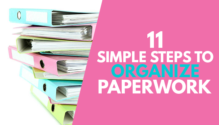 Tips for Organizing Paperwork - Sarah Titus