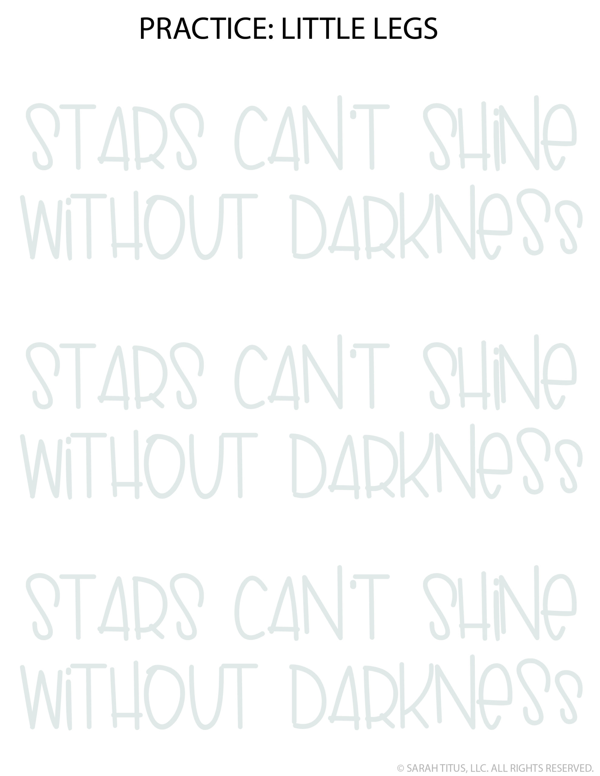 30 Awesome Motivational Quote Hand Lettering Practice Sheets - Sarah Titus