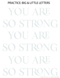 30 Awesome Motivational Quote Hand Lettering Practice Sheets - Sarah Titus