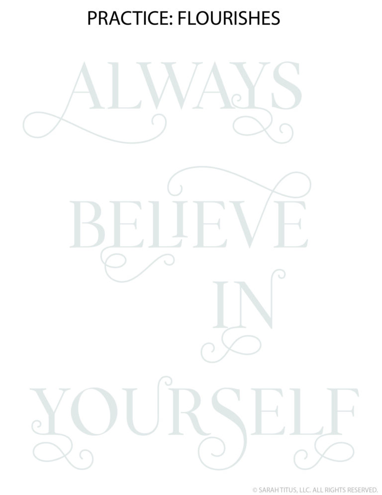 30 Awesome Motivational Quote Hand Lettering Practice Sheets - Sarah Titus