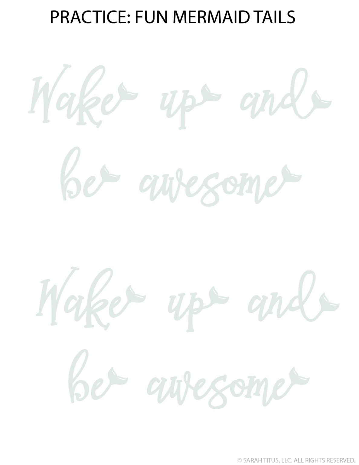 30 Awesome Motivational Quote Hand Lettering Practice Sheets - Sarah Titus