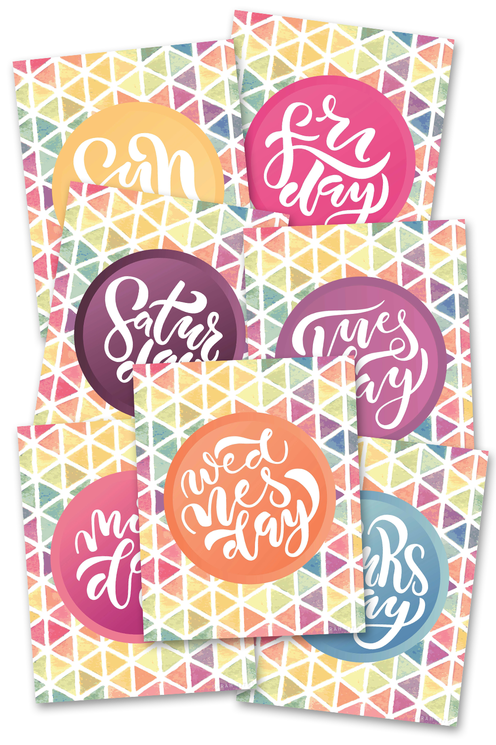 Cute Free Binder Covers Templates Watercolor Printable - Sarah Titus