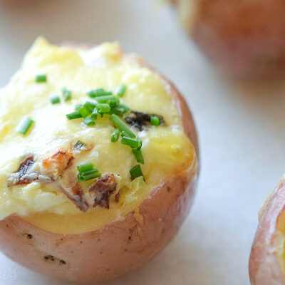 Mini Stuffed Potato Bites - Sarah Titus