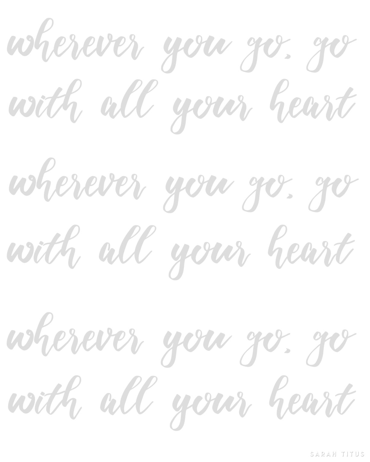 100+ Hand Lettering Practice Sheets - Sarah Titus