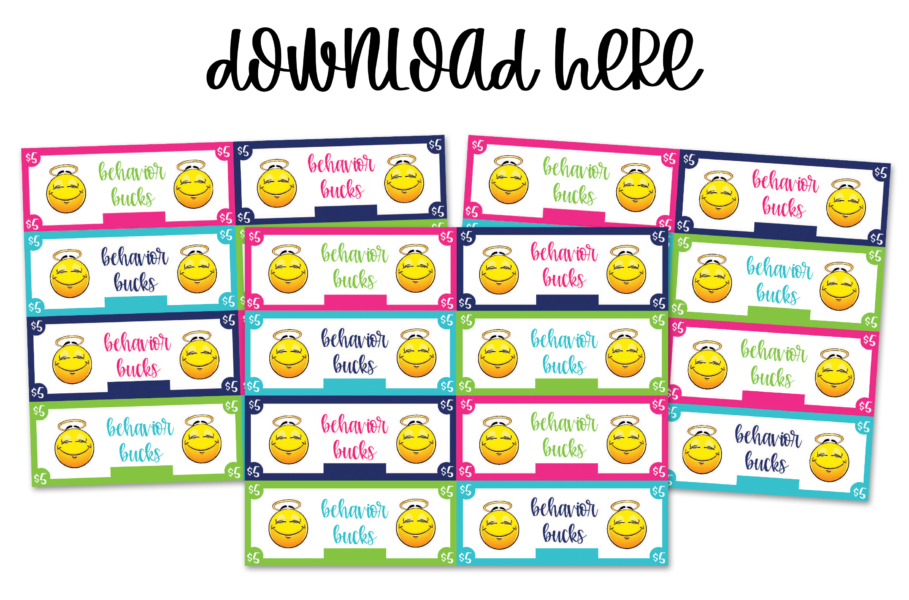 Awesome Free Emoji Behavior Bucks Printables Kids Will Love - Sarah Titus