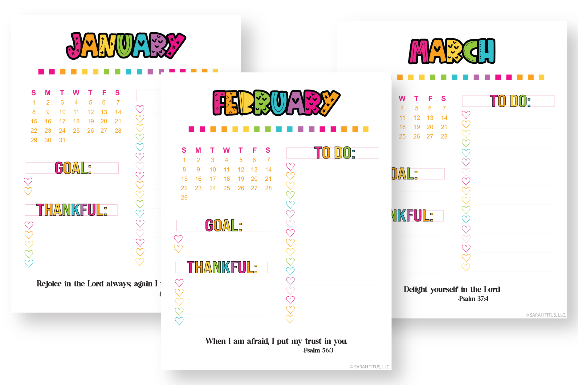 Free Bible Daily Planner - 500+ Pages - Sarah Titus