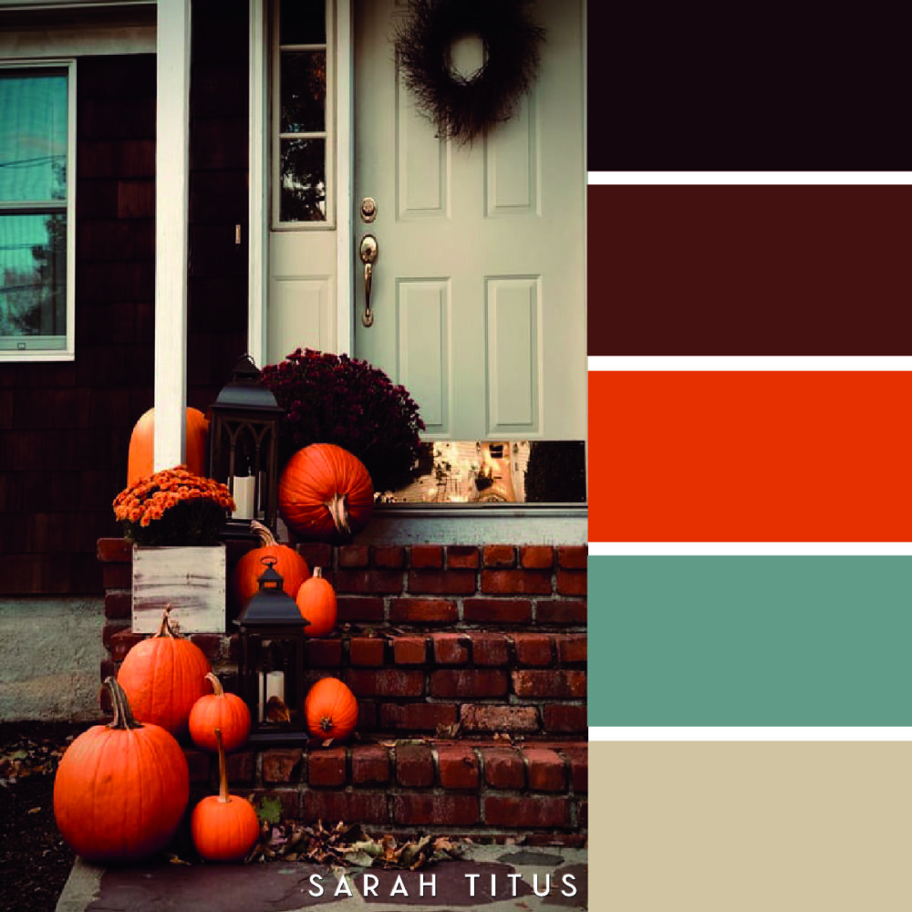 25 Thanksgiving Color Palettes - Sarah Titus