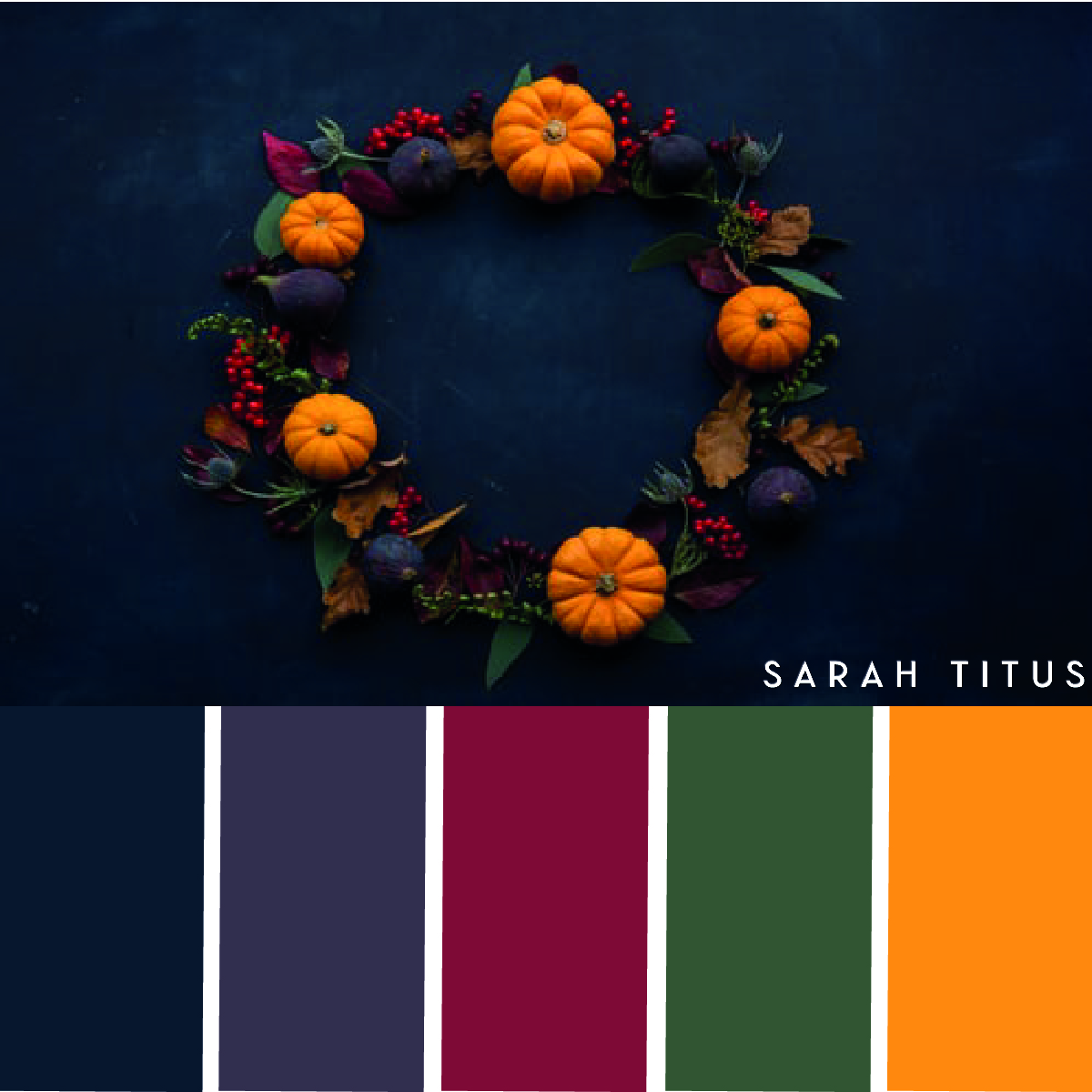 25 Thanksgiving Color Palettes - Sarah Titus