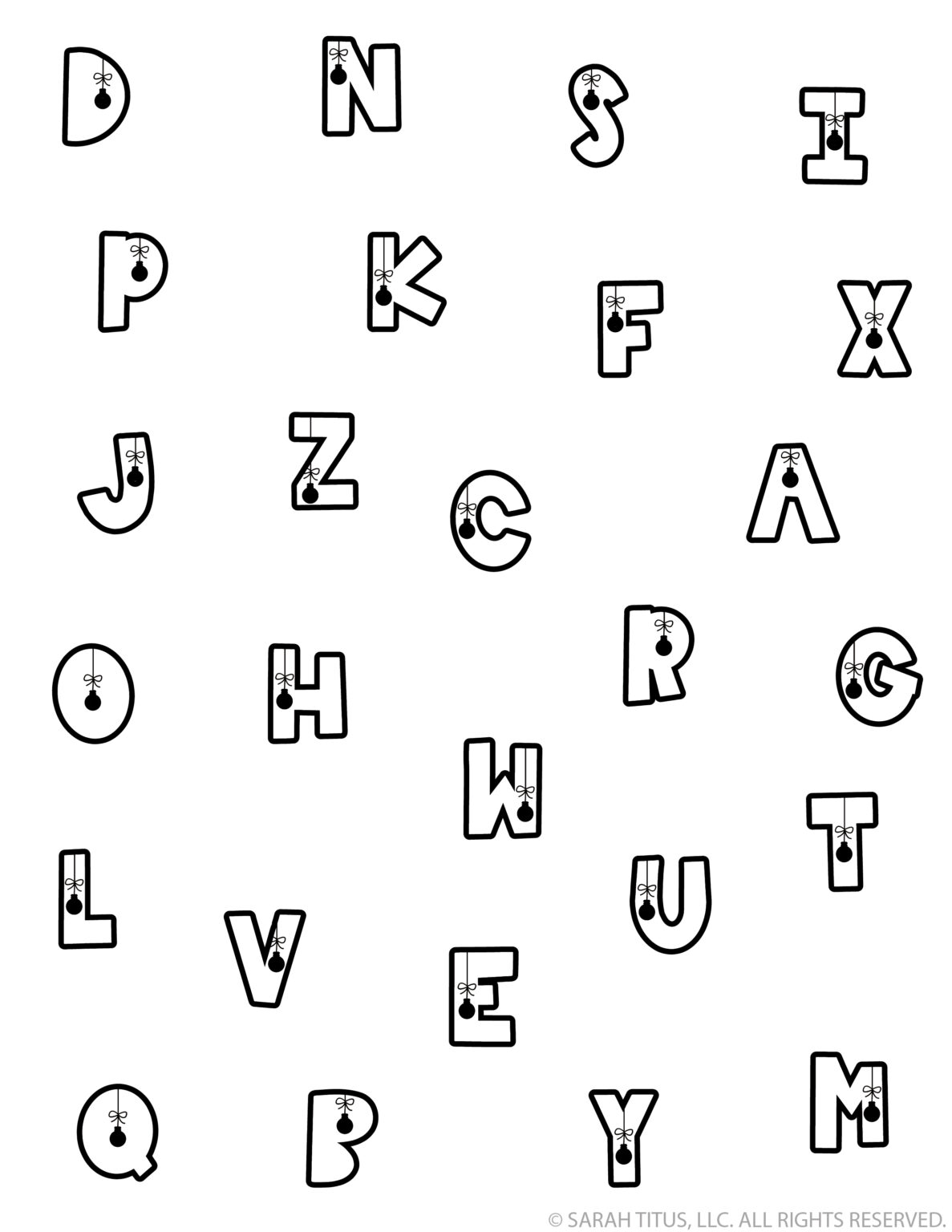 30 Days to Better Hand Lettering - Bubble Letters - Sarah Titus