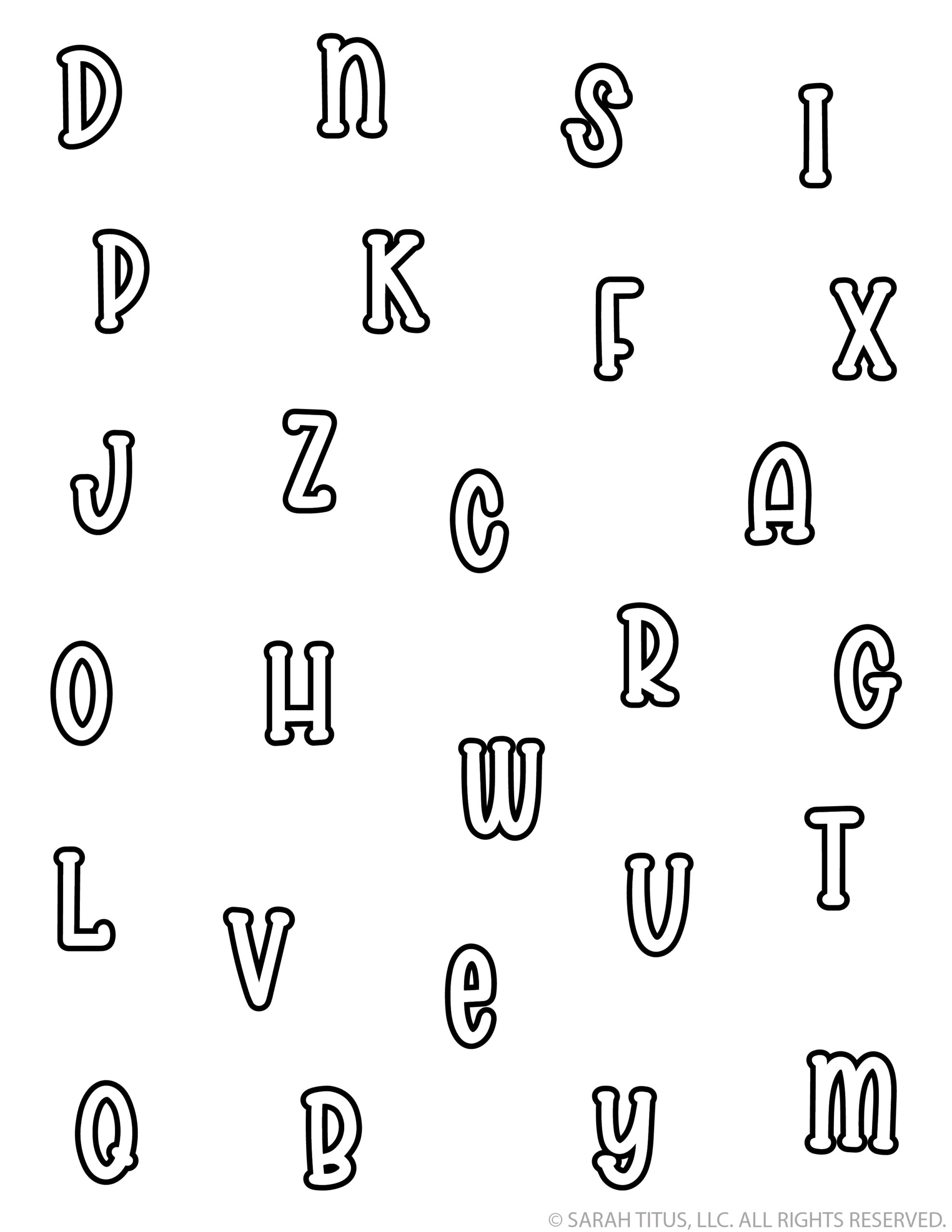 30 Days to Better Hand Lettering - Bubble Letters - Sarah Titus