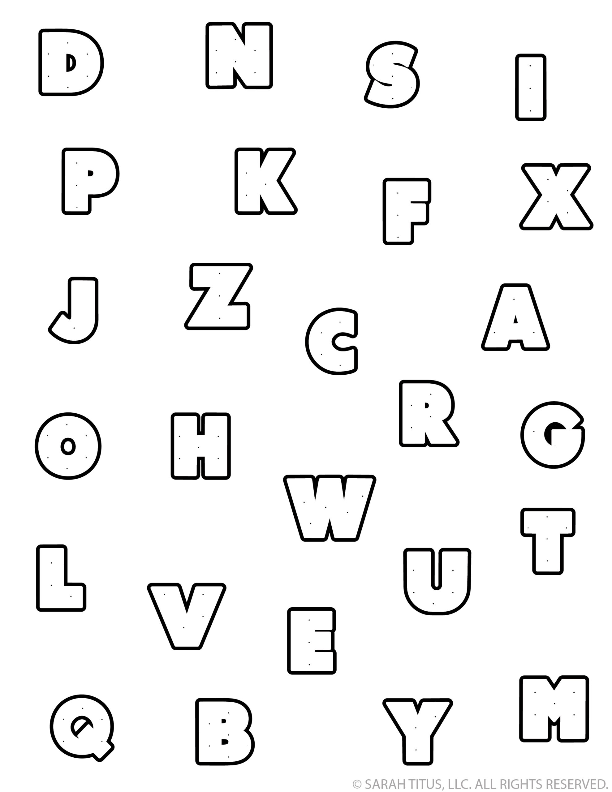 30 Days to Better Hand Lettering - Bubble Letters - Sarah Titus