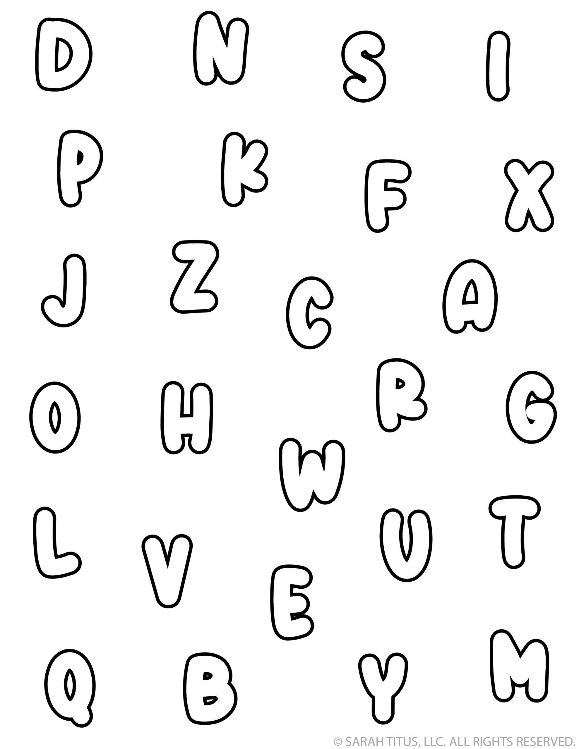30 Days to Better Hand Lettering - Bubble Letters - Sarah Titus