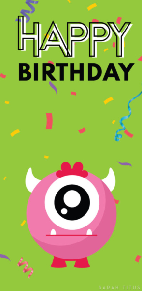 Free Happy Birthday Text Cards - Sarah Titus