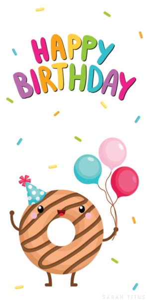 Free Happy Birthday Text Cards - Sarah Titus
