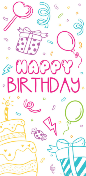 Free Happy Birthday Text Cards - Sarah Titus