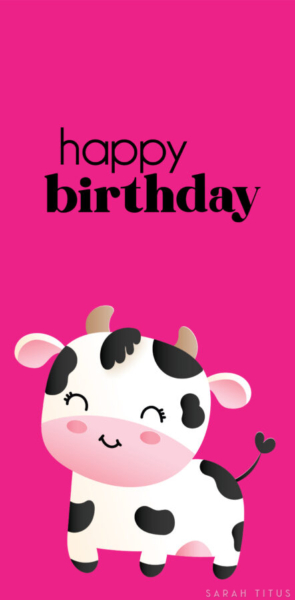 Free Happy Birthday Text Cards - Sarah Titus