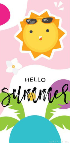 Free Summer Text Cards - Sarah Titus