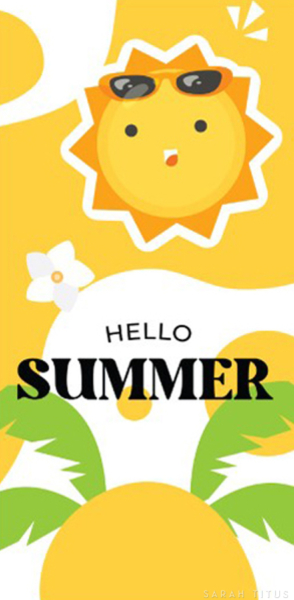 Free Summer Text Cards - Sarah Titus