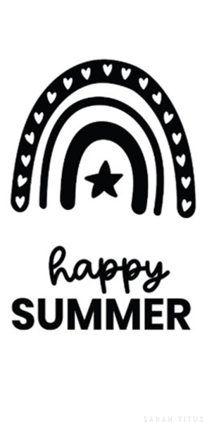 Free Summer Text Cards - Sarah Titus