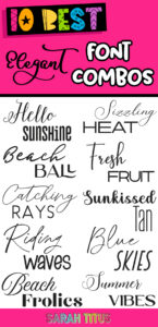 10 Stunningly Elegant Font Combos - Sarah Titus