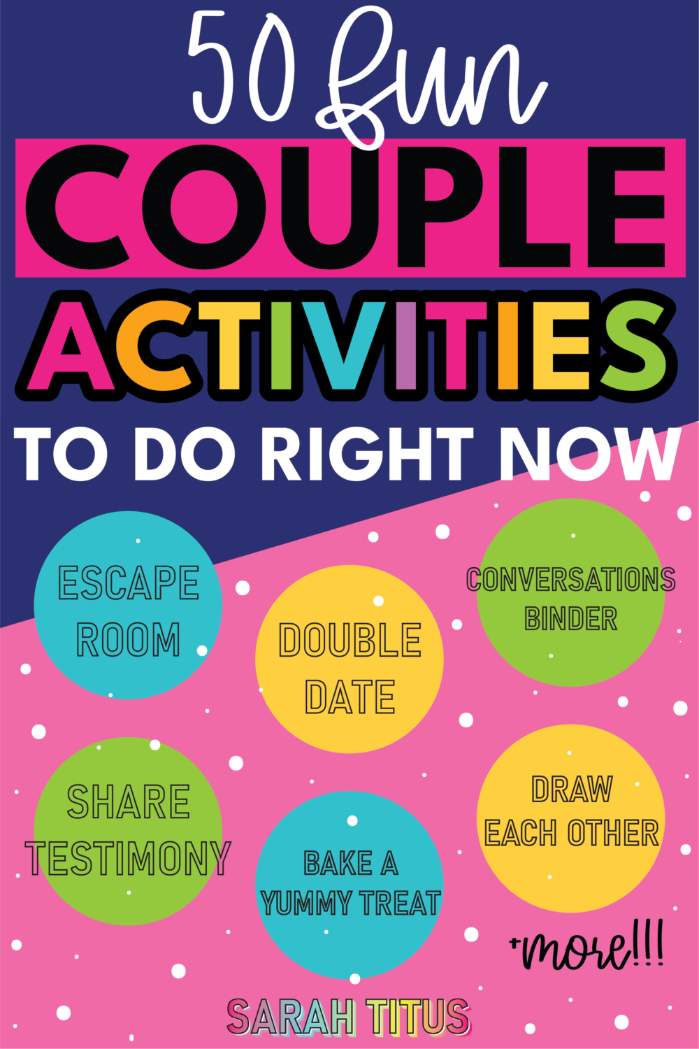 50 Couples Activities To Do Right Now - Sarah Titus