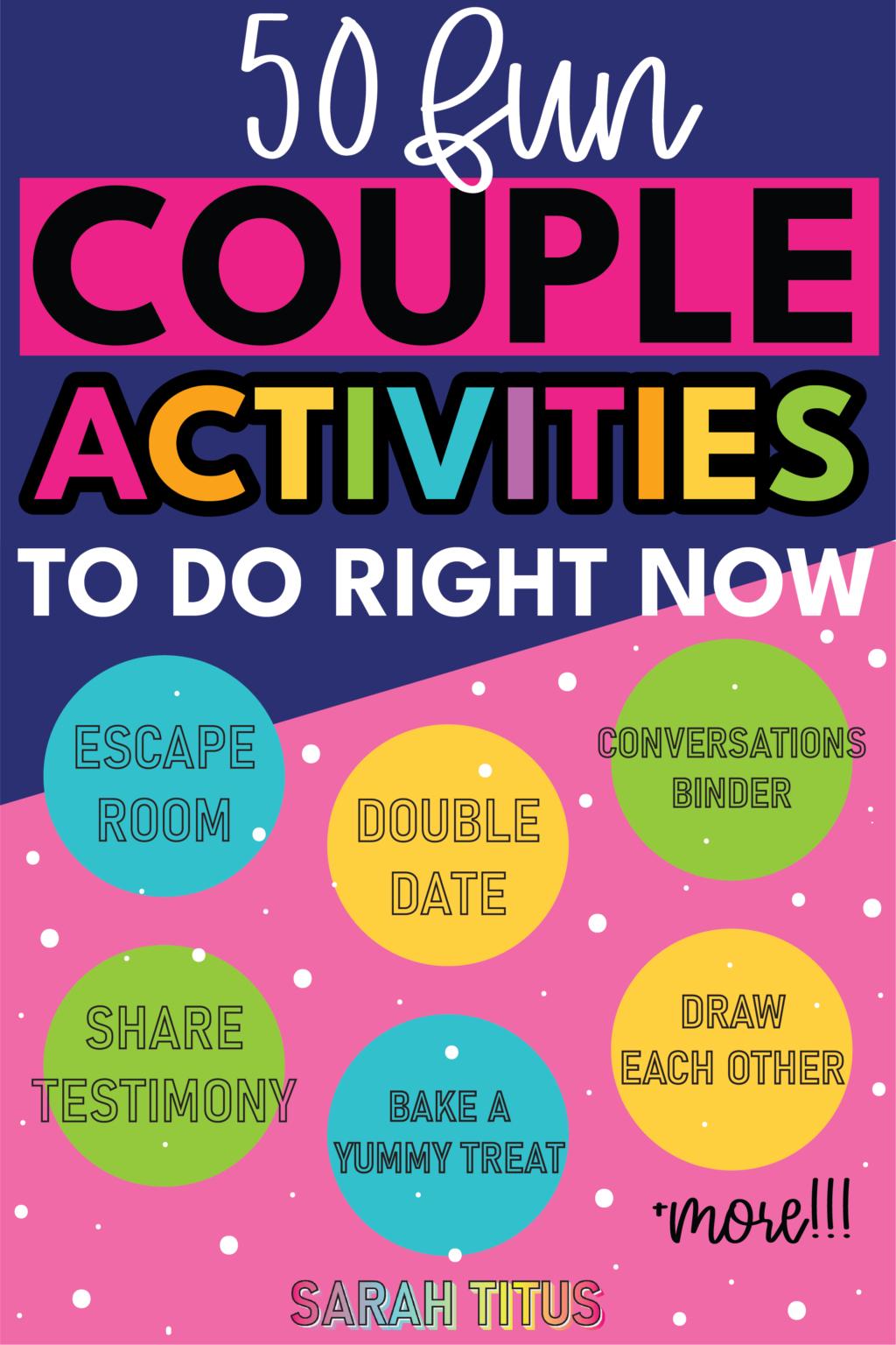 50 Couples Activities To Do Right Now - Sarah Titus