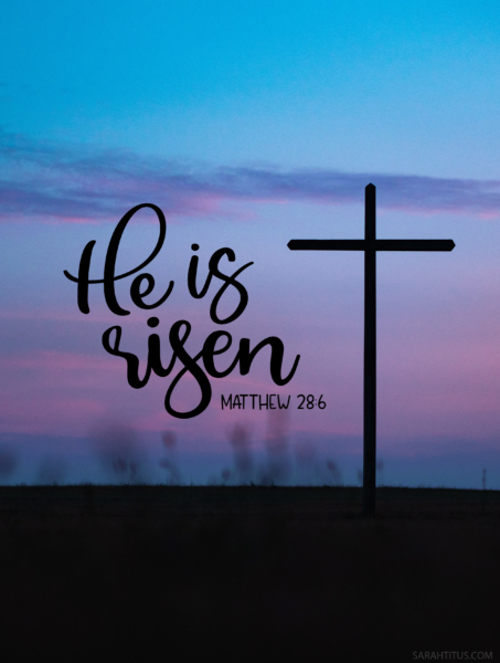 He is Risen Wallpaper - Sarah Titus