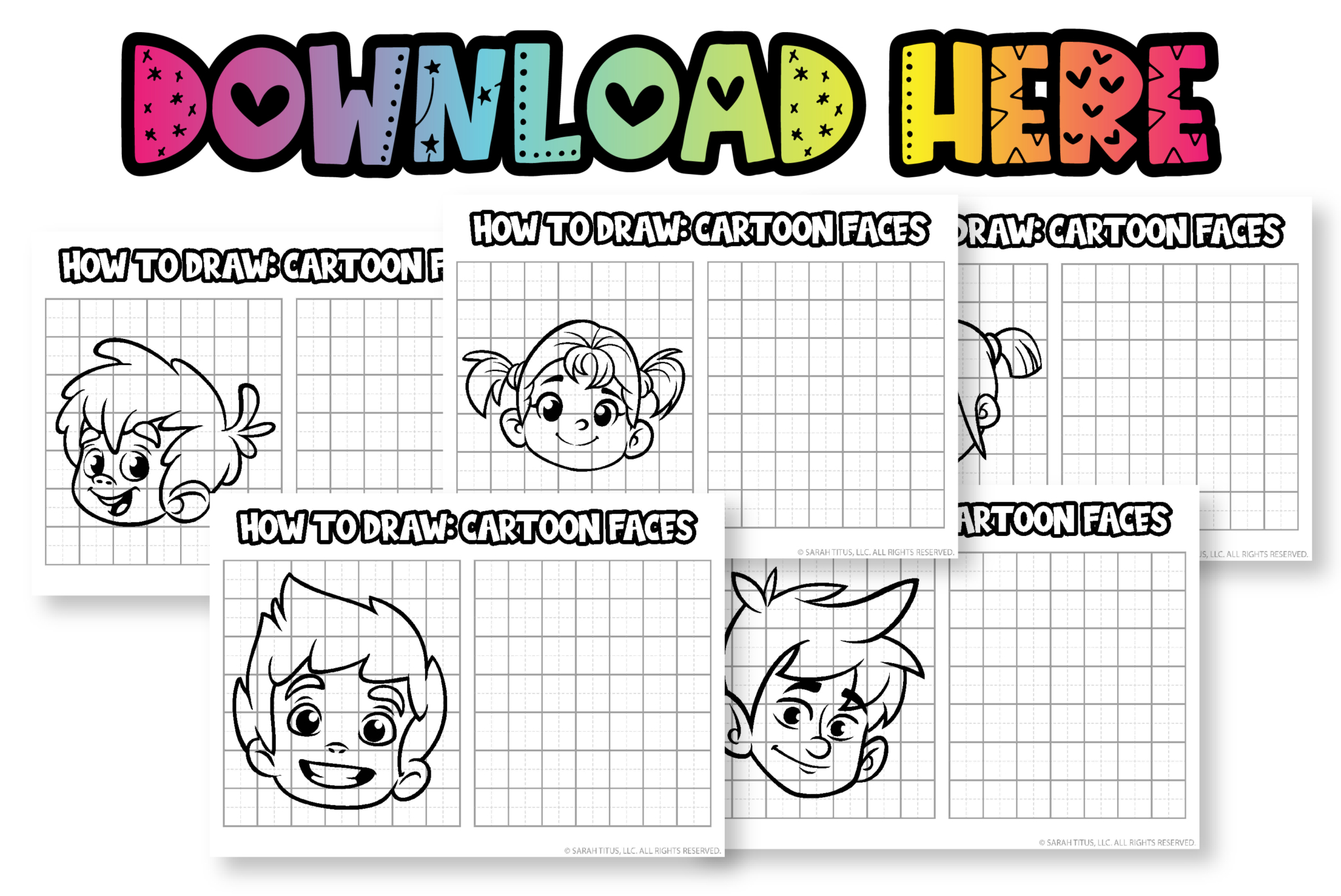 How to Draw Cartoon Faces - Sarah Titus