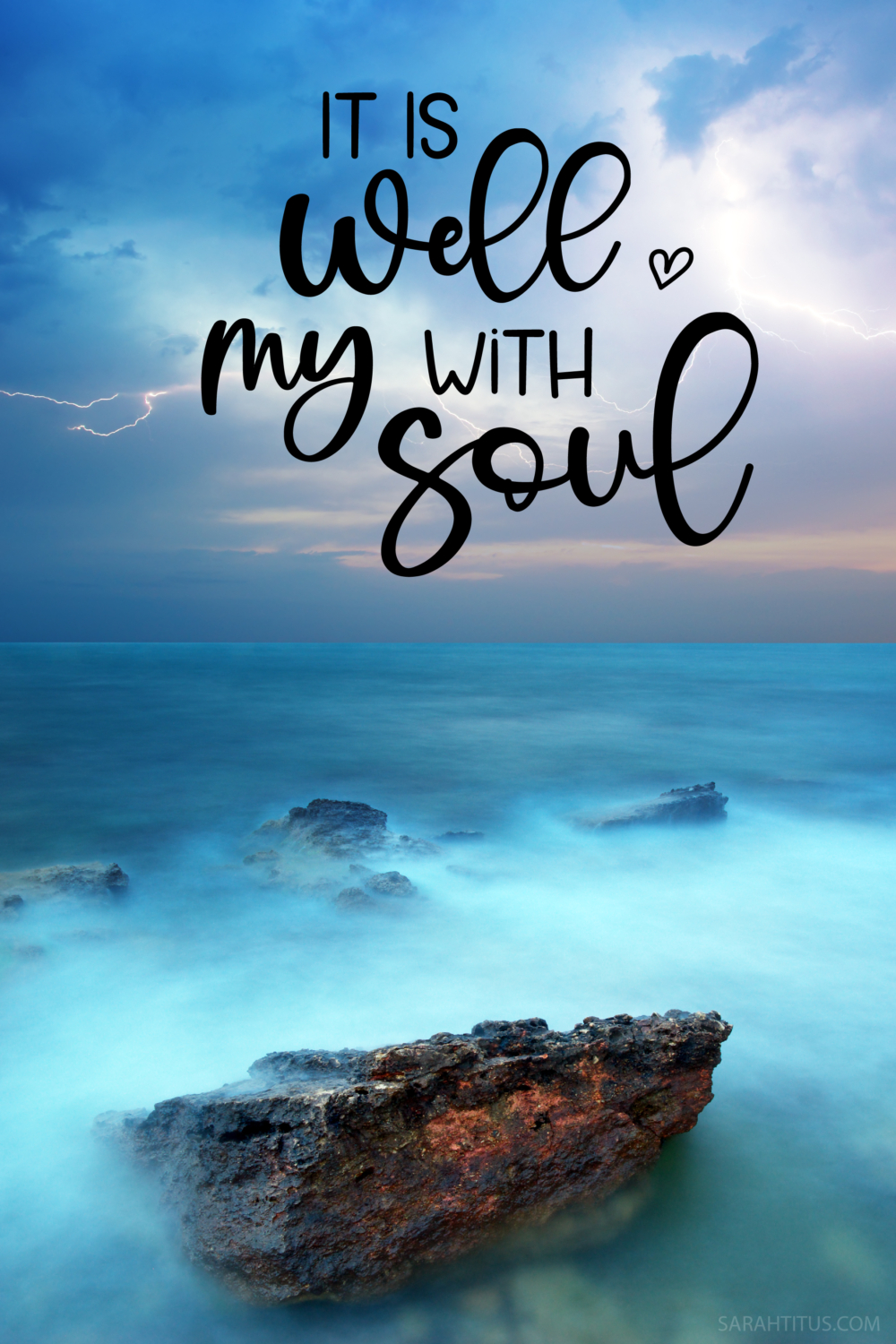 It Is Well With My Soul Hymn Wallpaper - Sarah Titus