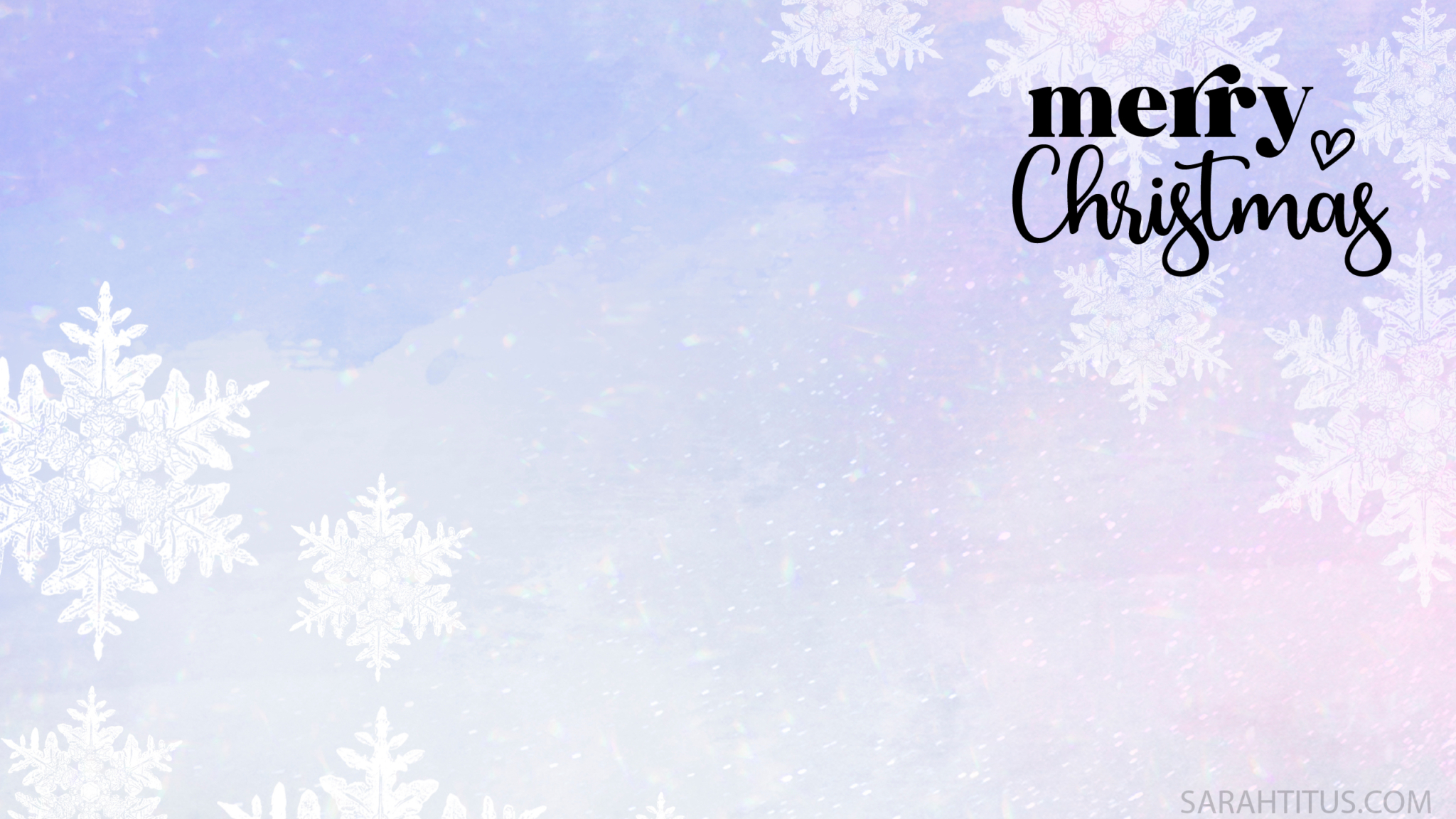 Merry Christmas Wallpaper - Sarah Titus