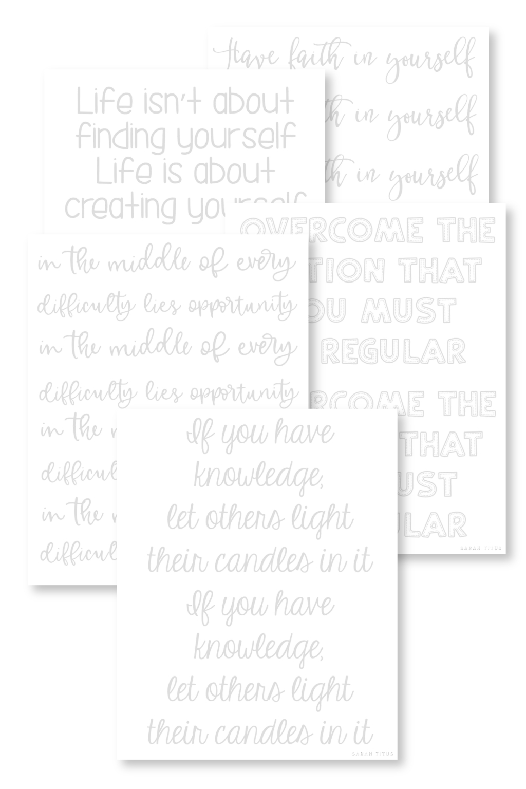 Hand Lettering Archives - Sarah Titus