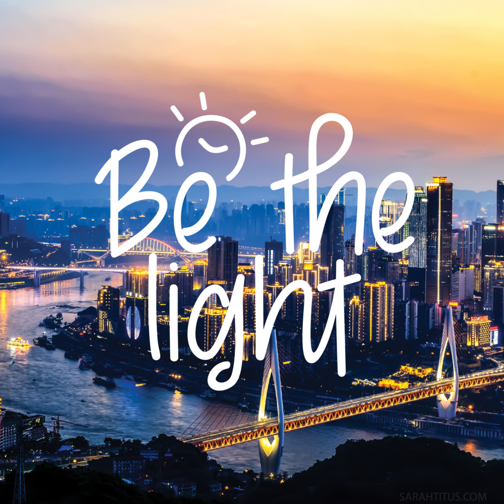 Be the Light Wallpaper - Sarah Titus