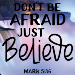 Don't Be Afraid Wallpaper - Sarah Titus