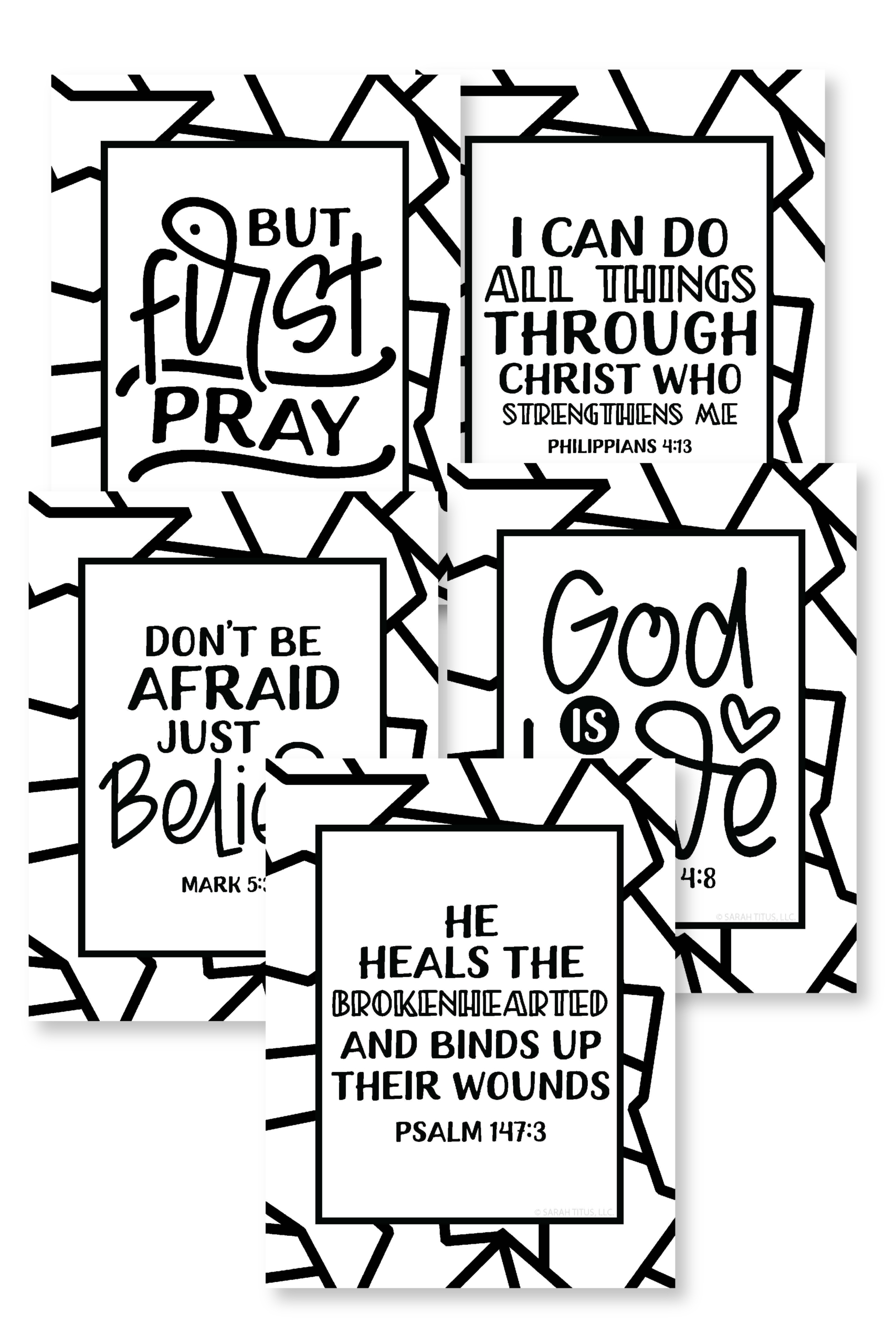 Glory Be Prayer Coloring Page