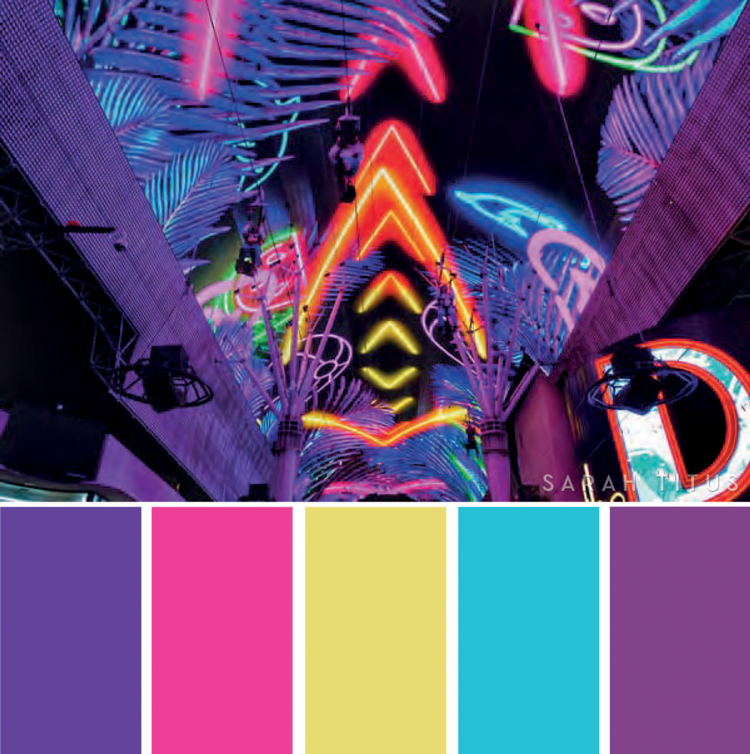Neon Color Palettes - Sarah Titus