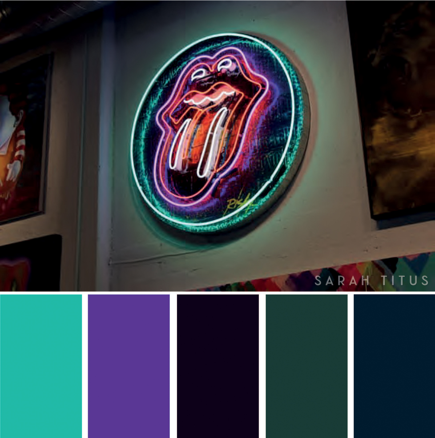 Neon Color Palettes - Sarah Titus