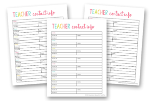 Free Printable Student Planner {46 pages} - Sarah Titus