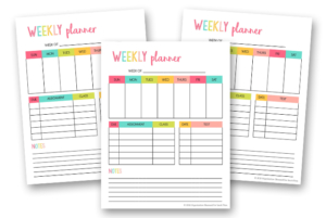 Free Printable Student Planner {46 pages} - Sarah Titus